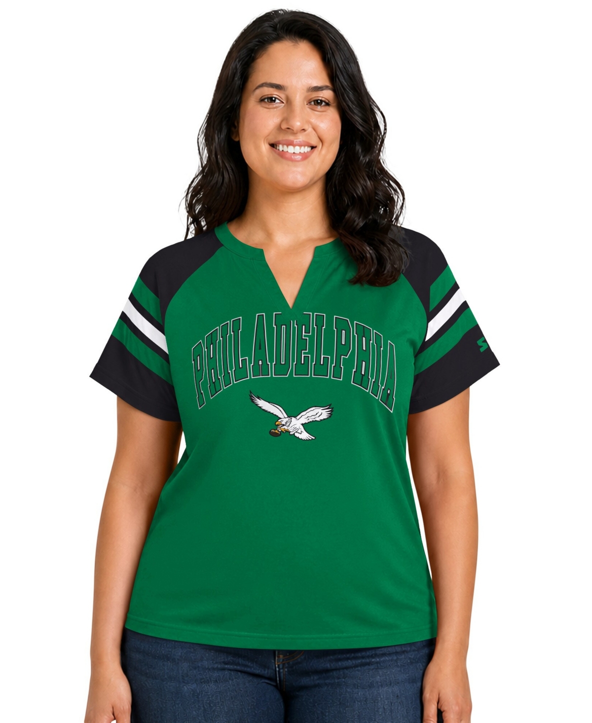 Click here for Starter Plus Size Philadelphia Eagles Throwback Ga... prices