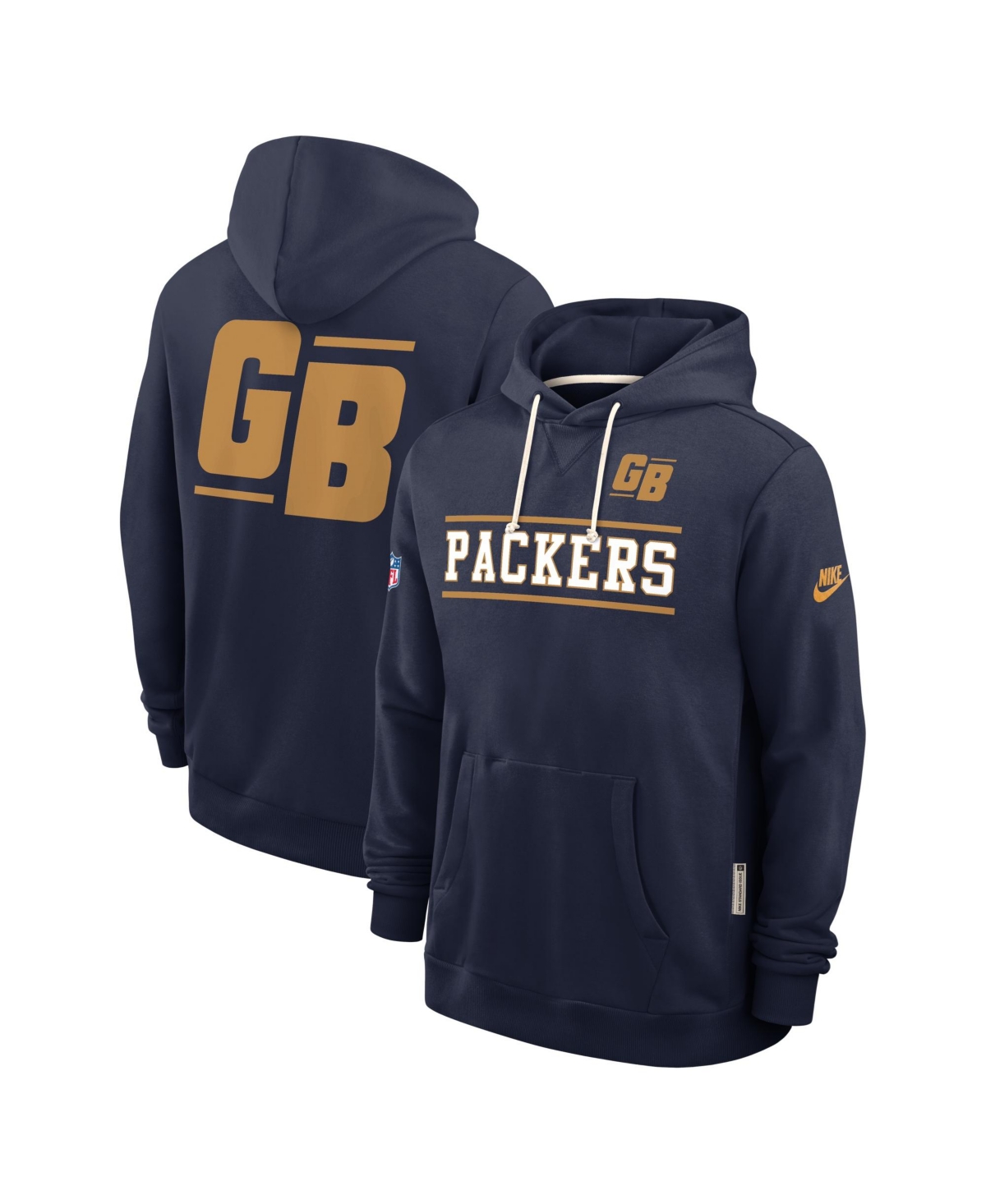 Click here for Nike Mens Navy Green Bay Packers Standard Issue Re... prices