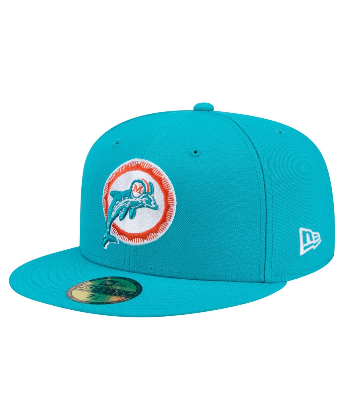Click here for New Era Mens Aqua Miami Dolphins 59FIFTY Fitted Ha... prices
