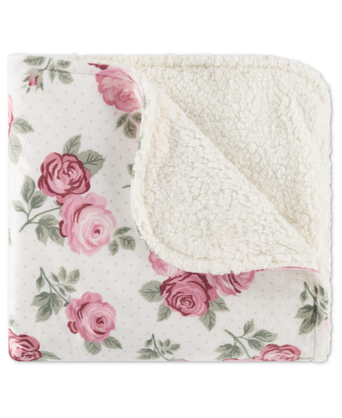 Click here for Huggies Baby Girls Allover Rose Graphic Print Blan... prices