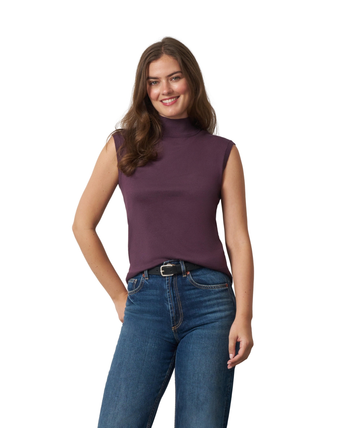Click here for Cable & Gauge Womens Extended Shoulder Mock Neck S... prices