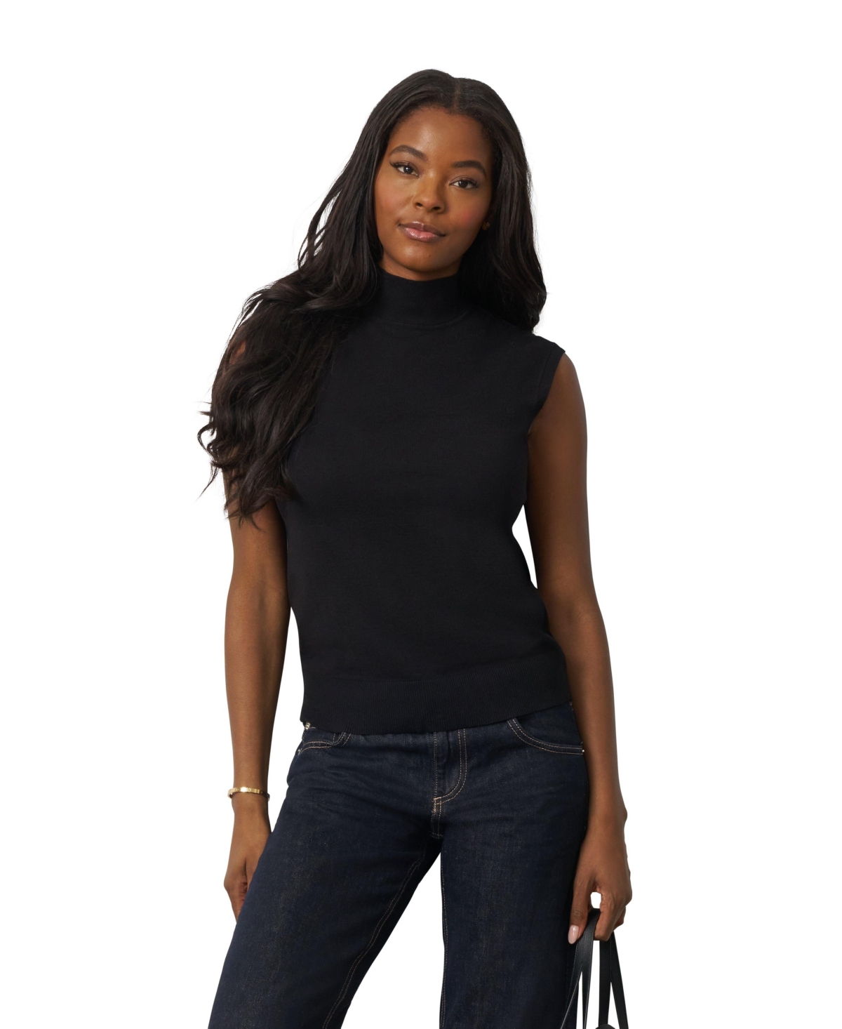 Click here for Cable & Gauge Womens Extended Shoulder Mock Neck S... prices