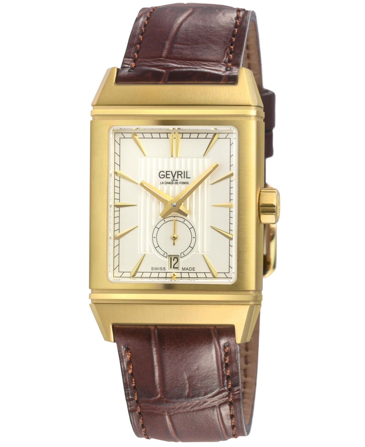Click here for Gevril Mens Swiss Made Time Square Swiss Automatic... prices