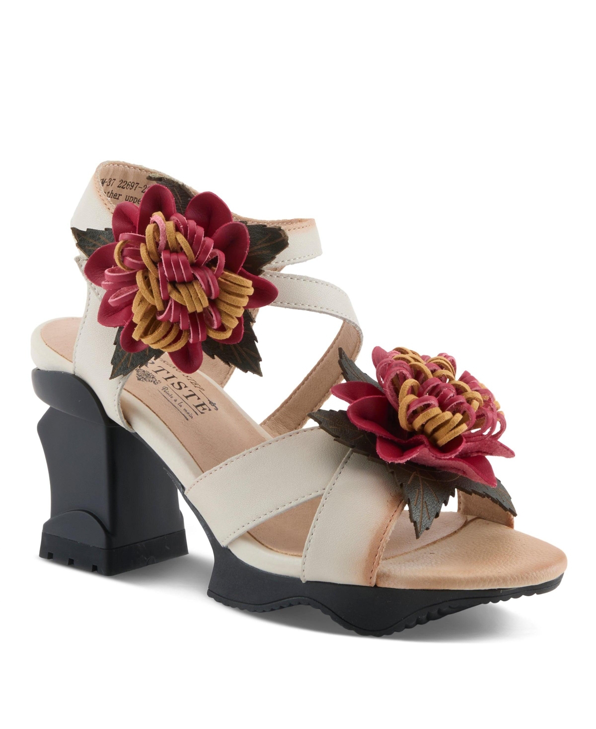 Click here for LArtiste Womens Hooked 3D Floral Heel Sandal with... prices