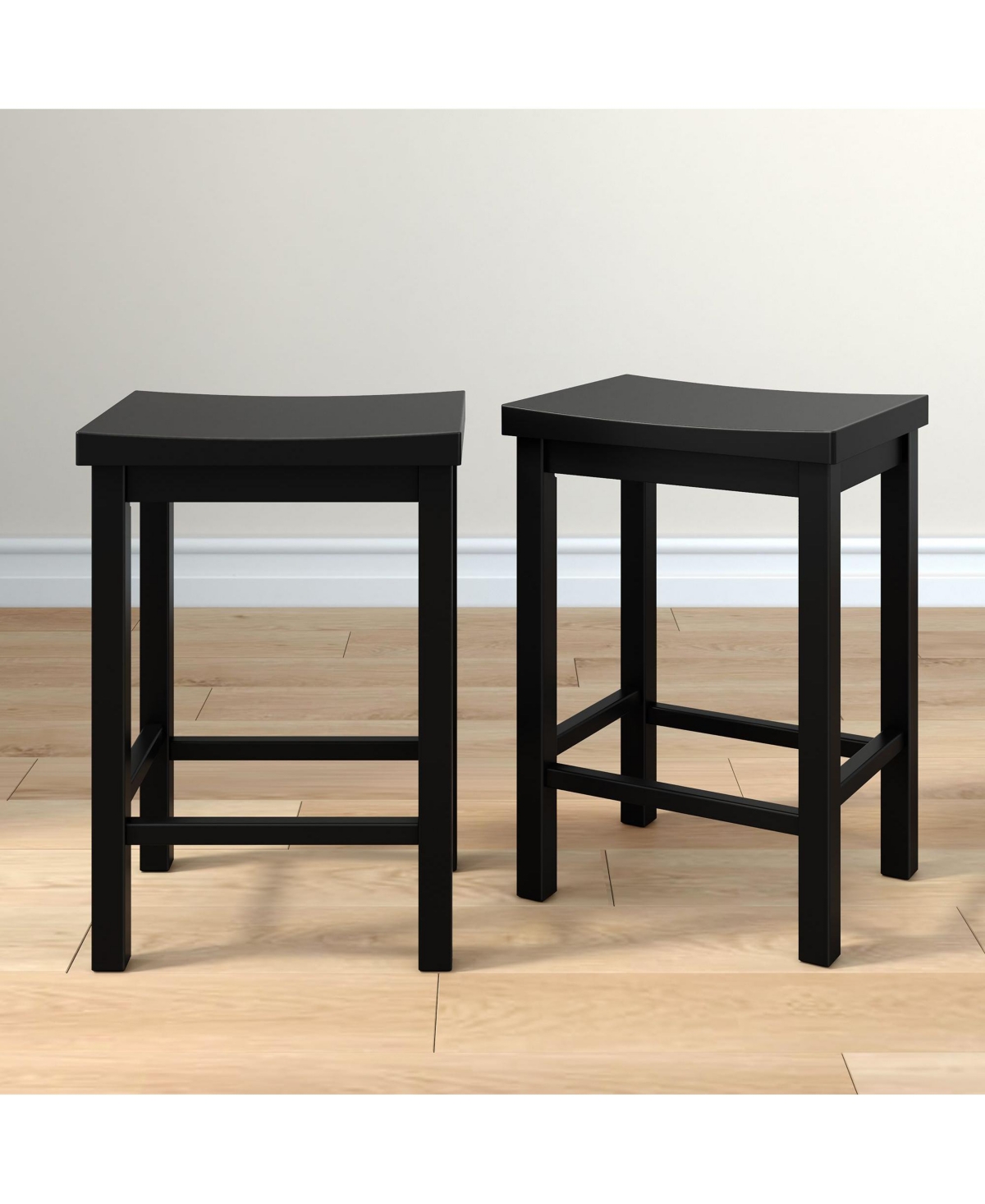 Click here for Grain & Grove 2 pack Counter Height Stool - Black prices