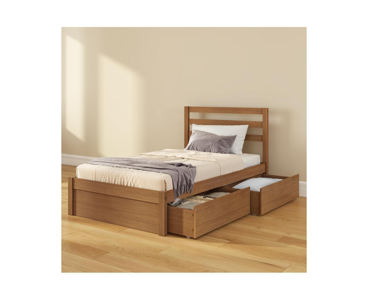 Click here for Grain & Grove Bear Twin Single Bed With Underbed S... prices