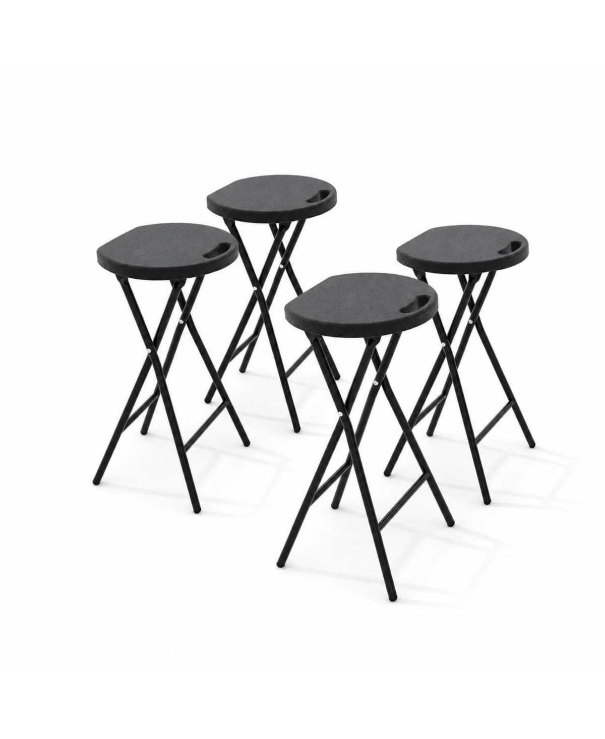 Click here for homfan 4-Pack 28 Tall Folding Stool with Handle  S... prices