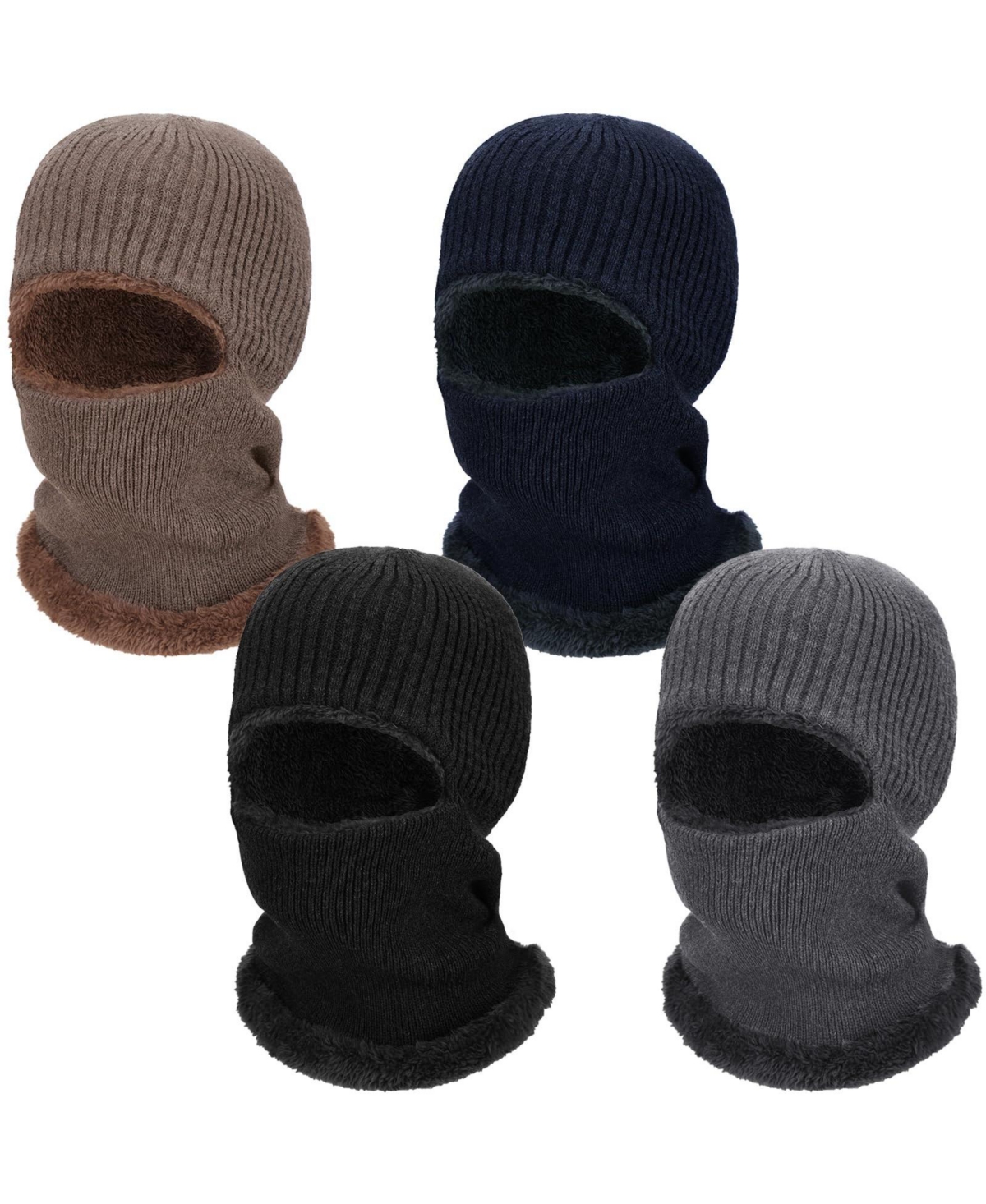 Click here for Piscifun 4 Pack Winter Balaclava Face Mask Knitted... prices