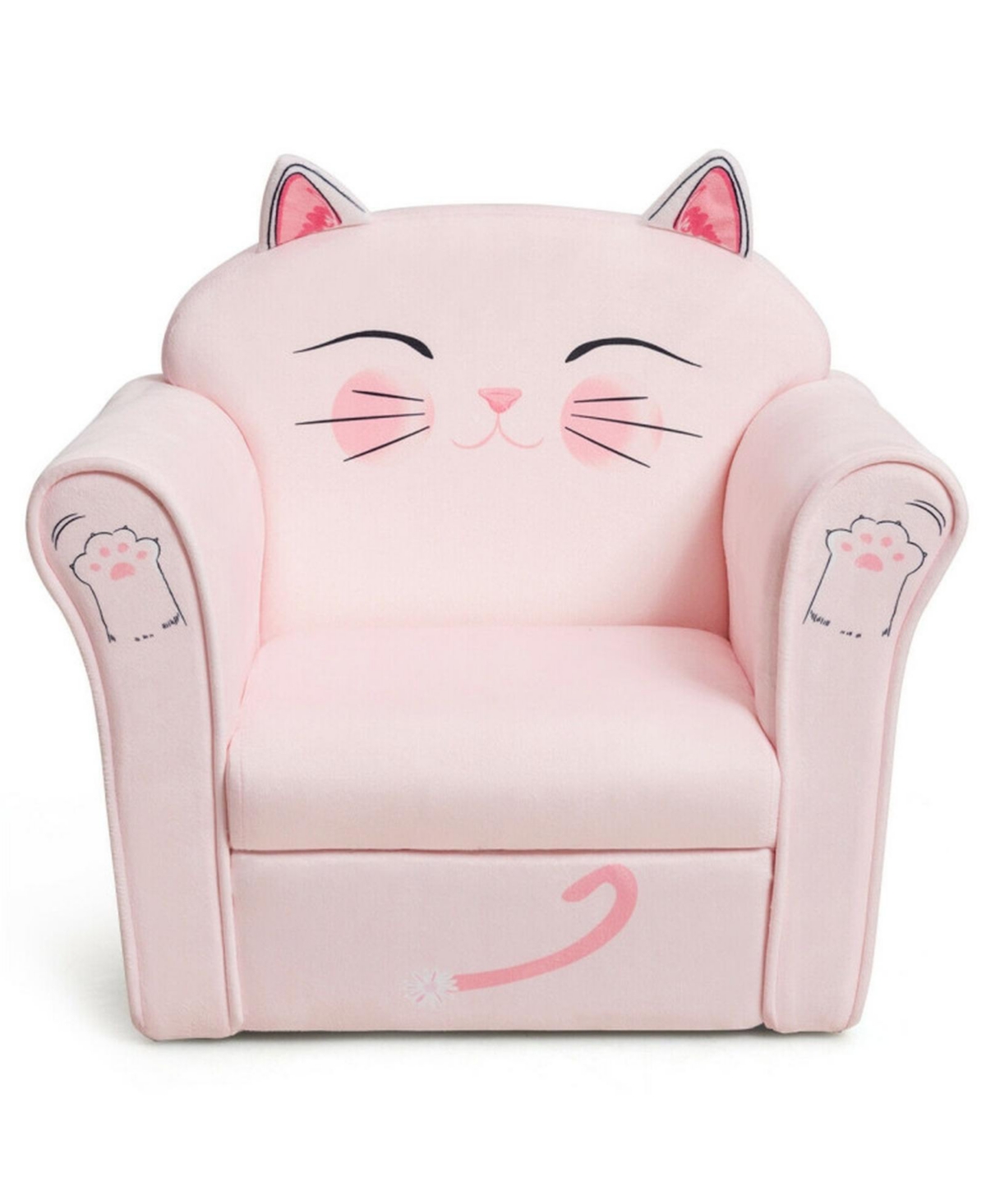 Click here for Gouun Kids Cat Armrest Couch Lounge Chair Velvet 2... prices