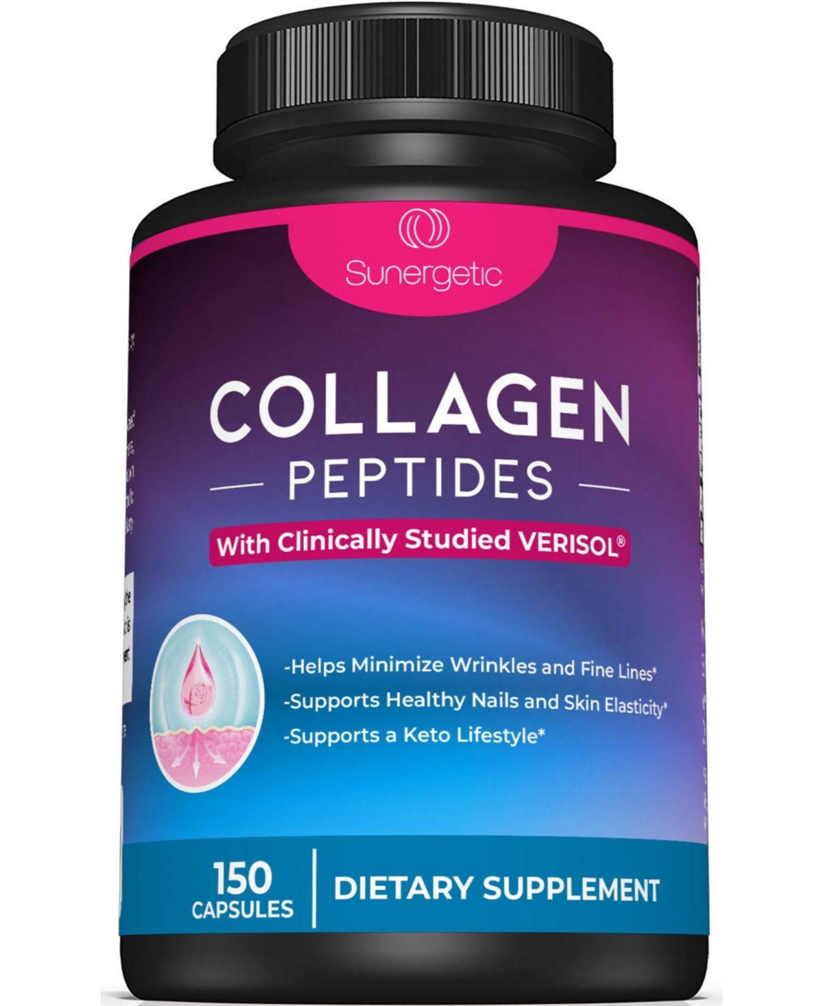 Click here for Sunergetic Collagen Peptides Capsules with Verisol... prices