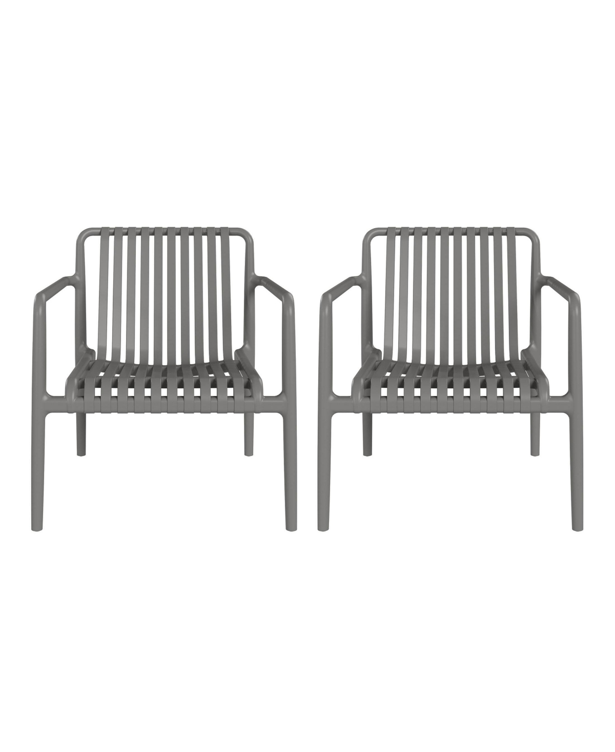 Click here for WestinTrends Outdoor Modern Stackable Plastic Pati... prices