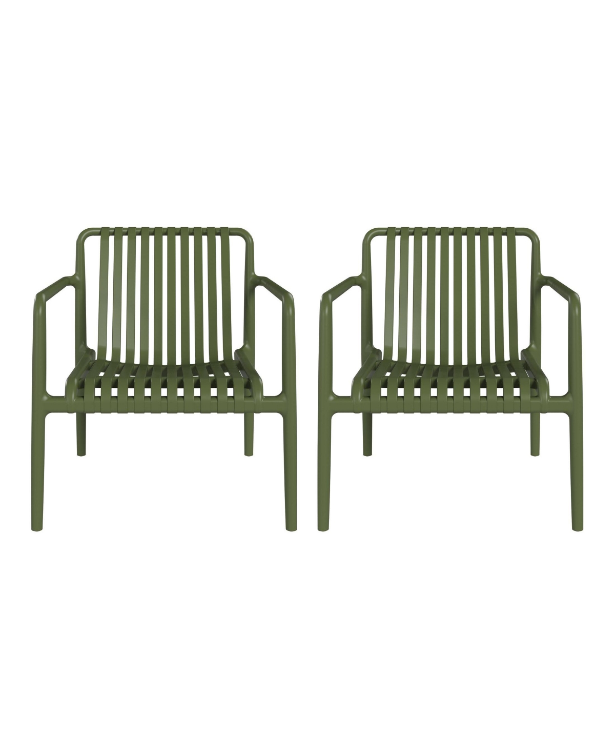 Click here for WestinTrends Outdoor Modern Stackable Plastic Pati... prices