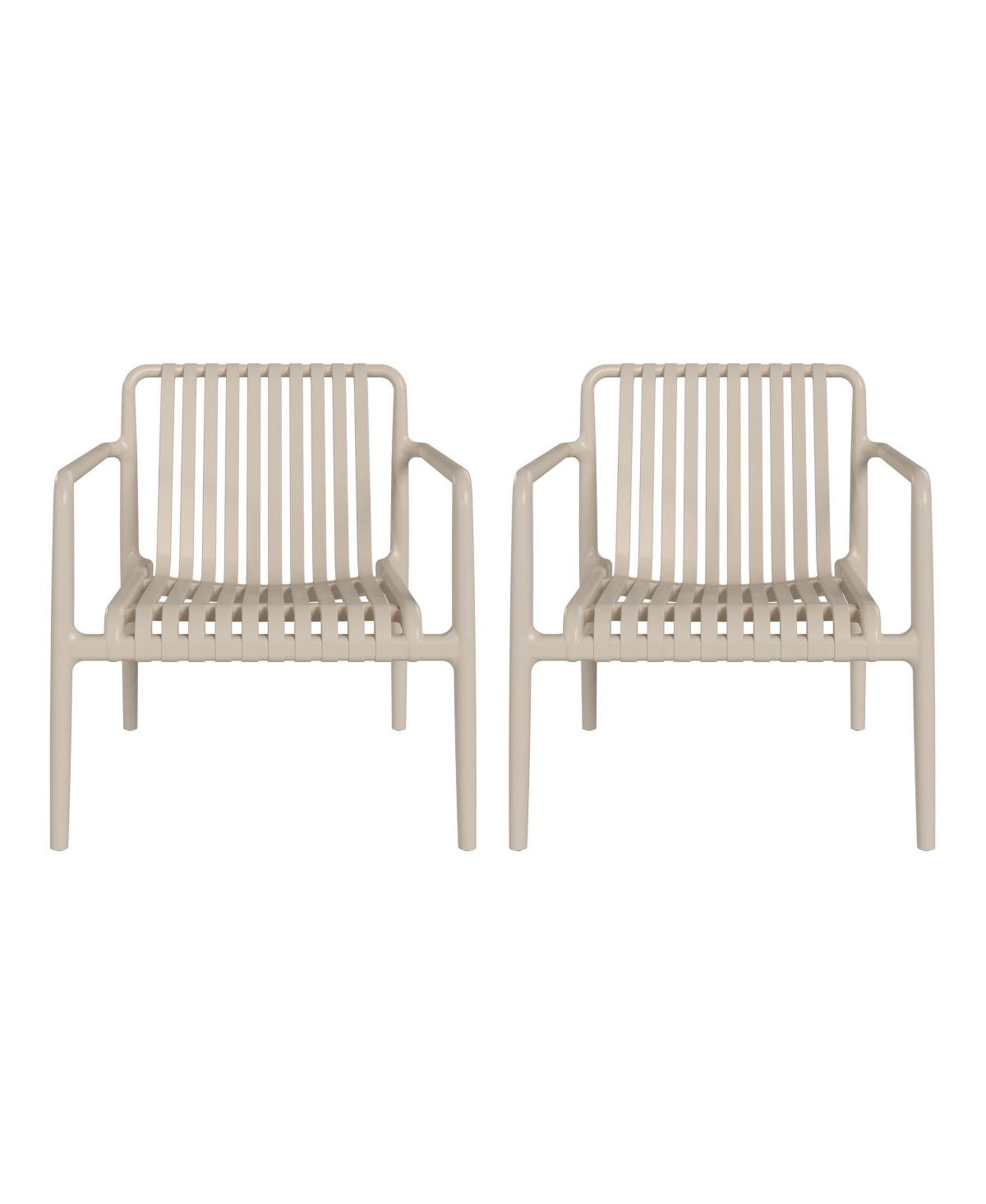 Click here for WestinTrends Outdoor Modern Stackable Plastic Pati... prices