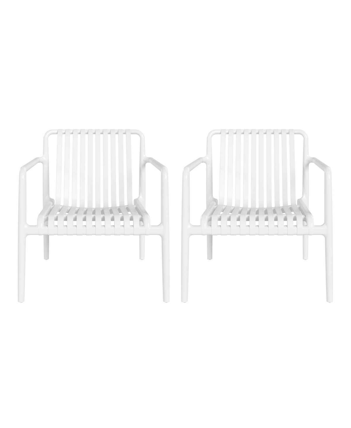 Click here for WestinTrends Outdoor Modern Stackable Plastic Pati... prices
