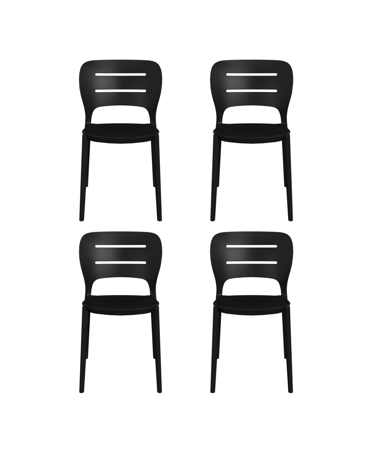Click here for WestinTrends Outdoor Modern Stackable Plastic Pati... prices