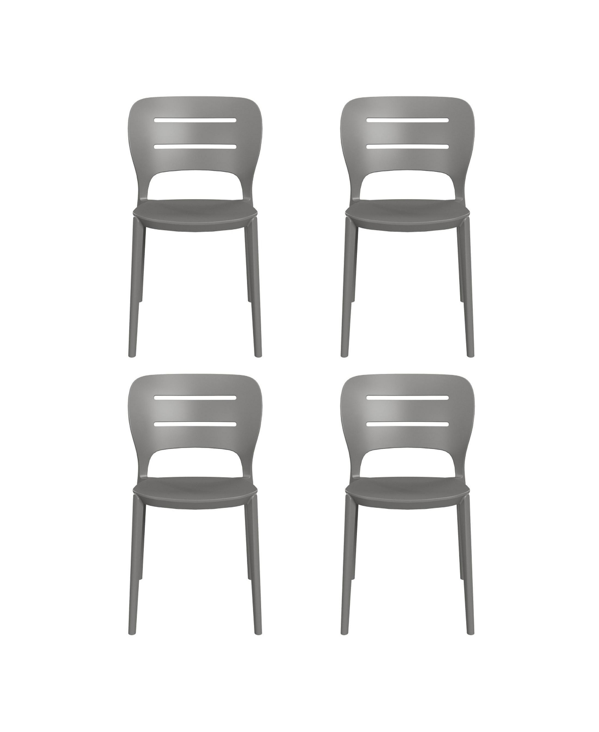 Click here for WestinTrends Outdoor Modern Stackable Plastic Pati... prices