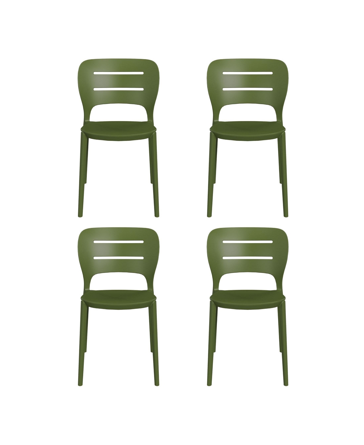 Click here for WestinTrends Outdoor Modern Stackable Plastic Pati... prices