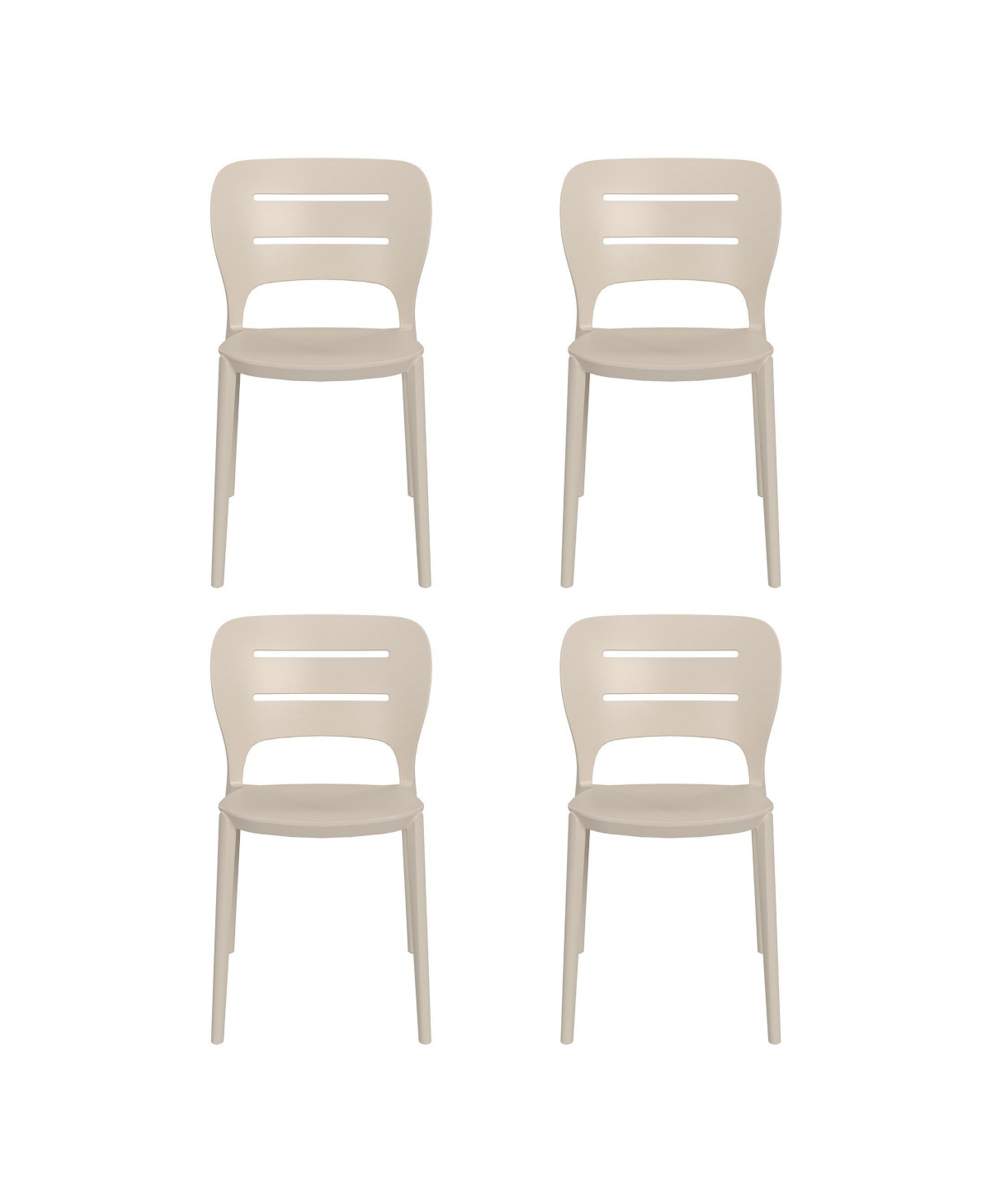 Click here for WestinTrends Outdoor Modern Stackable Plastic Pati... prices