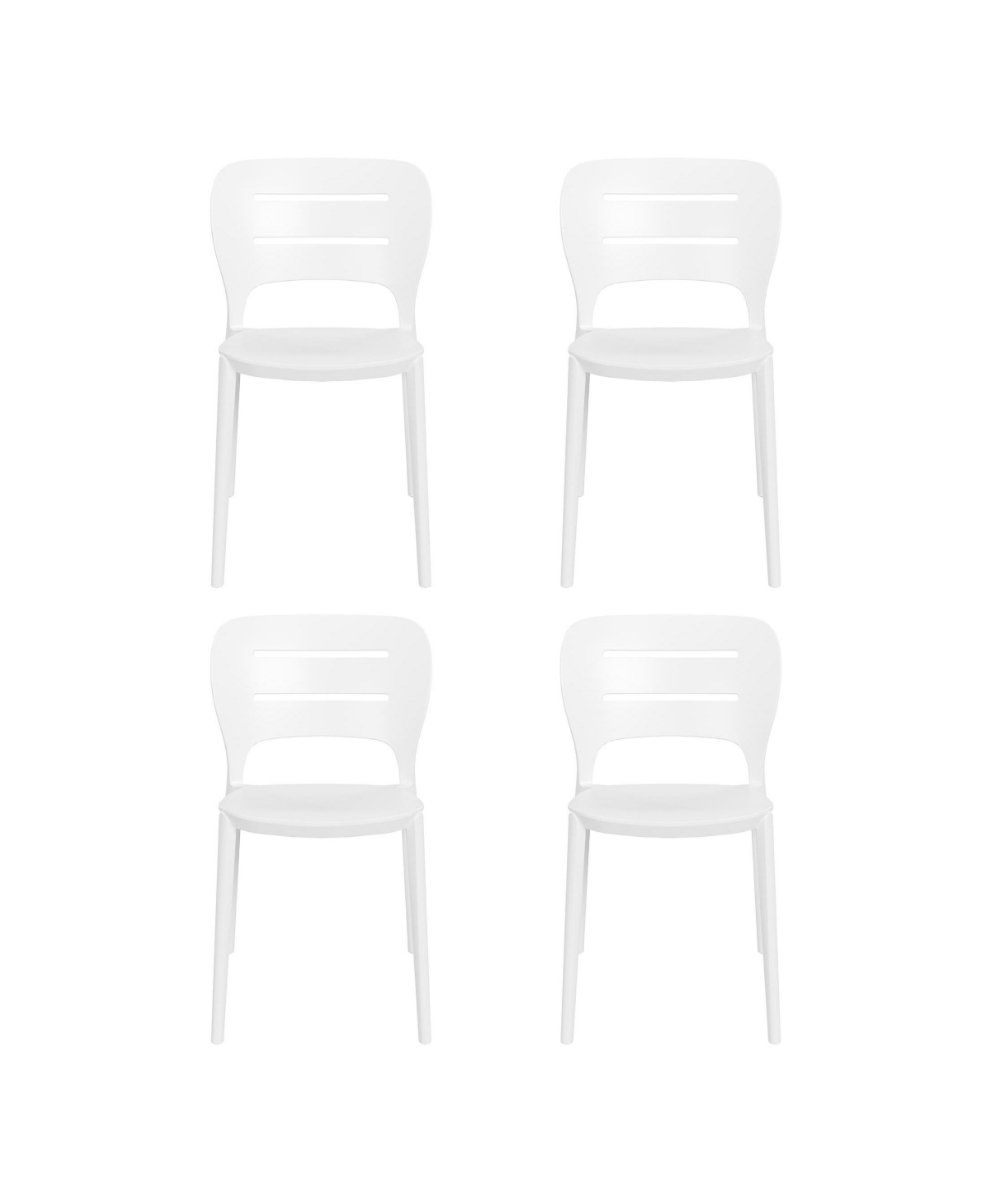 Click here for WestinTrends Outdoor Modern Stackable Plastic Pati... prices