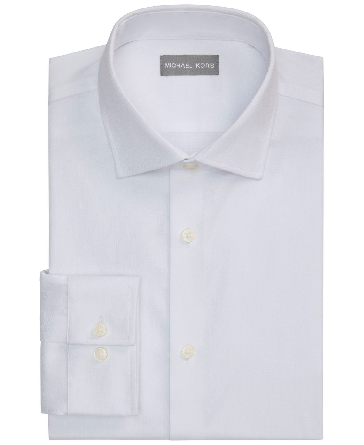 Click here for Michael Kors Mens Slim-Fit Dress Shirt - White prices