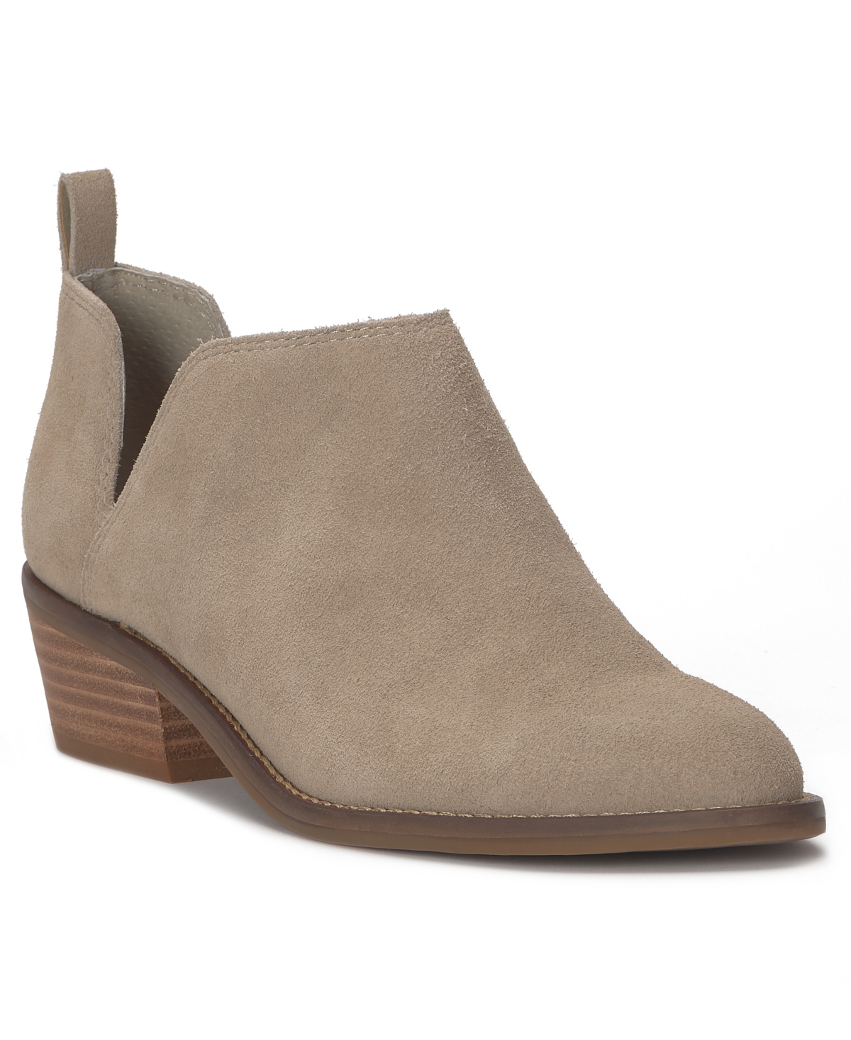 Click here for Lucky Brand Fayth Ankle Booties - Stone Suede prices