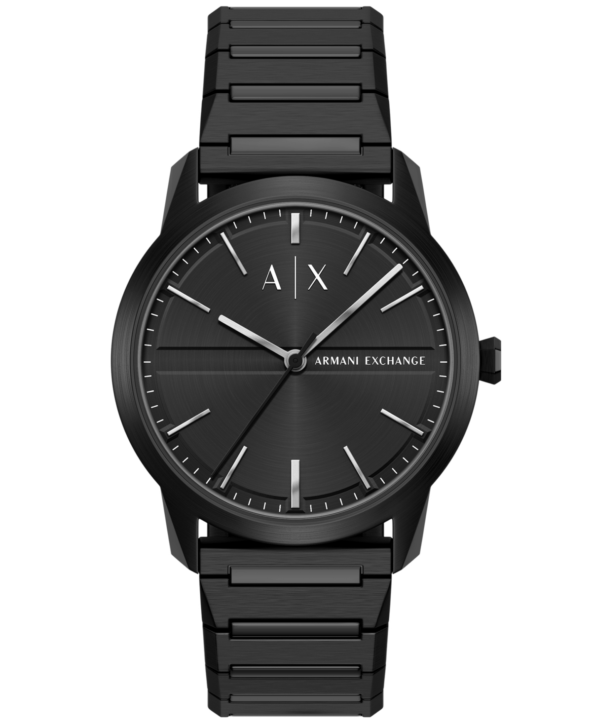 Click here for Armani Exchange Mens Quartz Three Hand Black Stain... prices