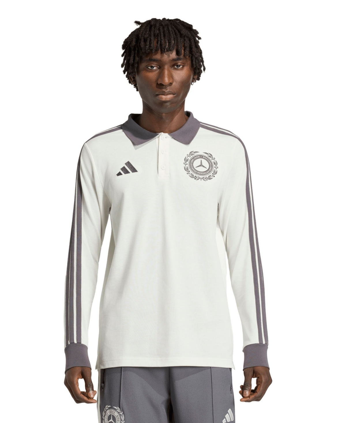Click here for Adidas Mens Cream Mercedes-amg Petronas F1 Team Si... prices