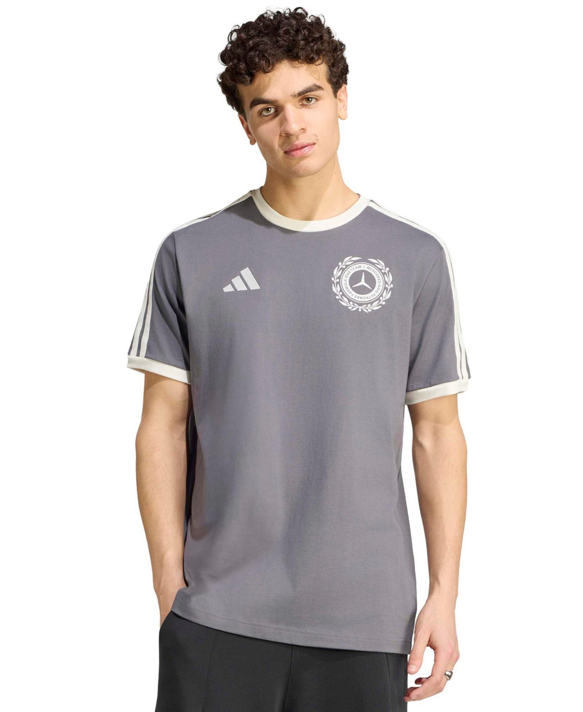 Click here for Adidas Mens Gray Mercedes-amg Petronas F1 Team Sil... prices