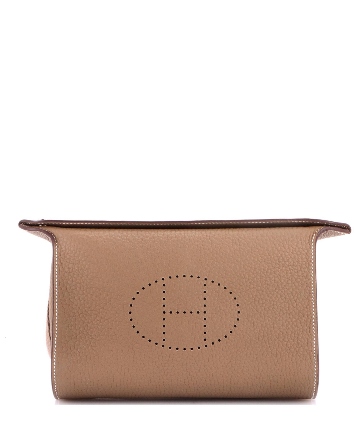 Click here for Pre-Owned Hermes Videpoches Bag Togo - Grey prices