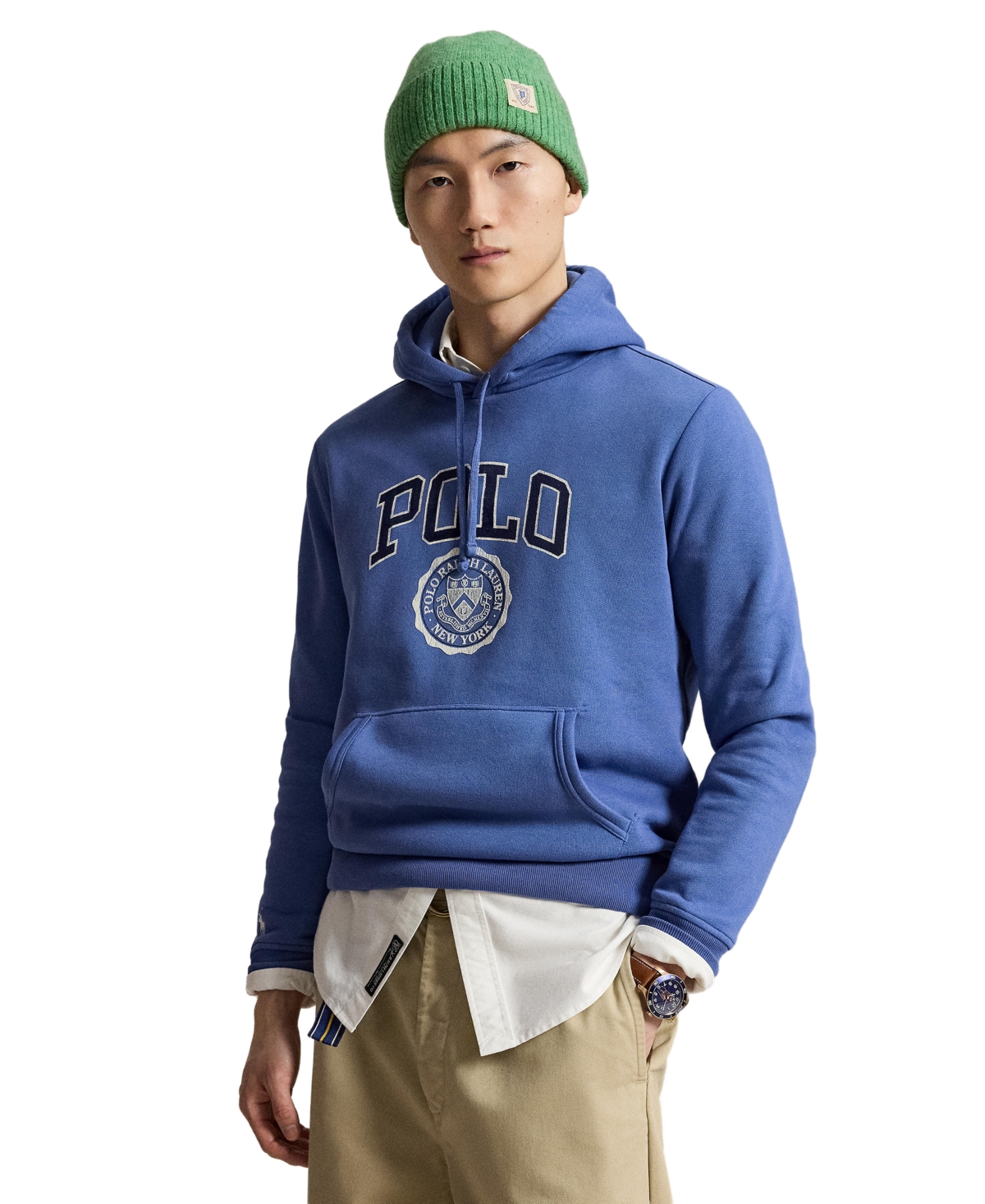 Click here for Polo Ralph Lauren Mens Logo Fleece Regular-Fit Hoo... prices