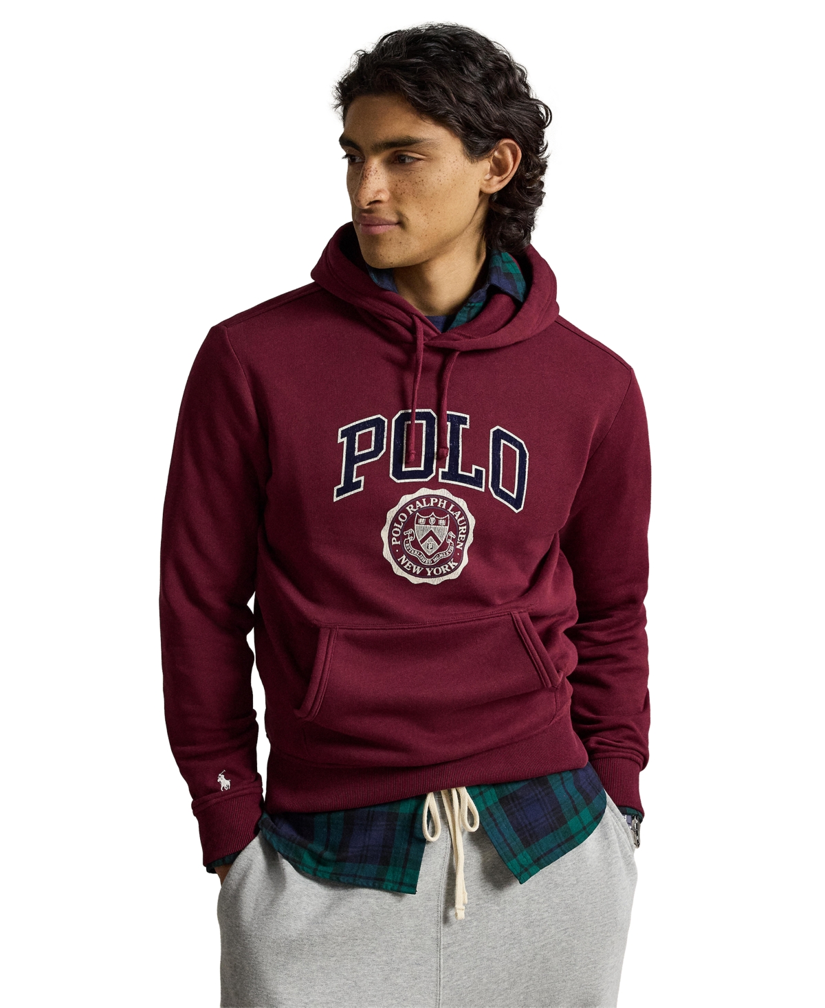 Click here for Polo Ralph Lauren Mens Logo Fleece Regular-Fit Hoo... prices
