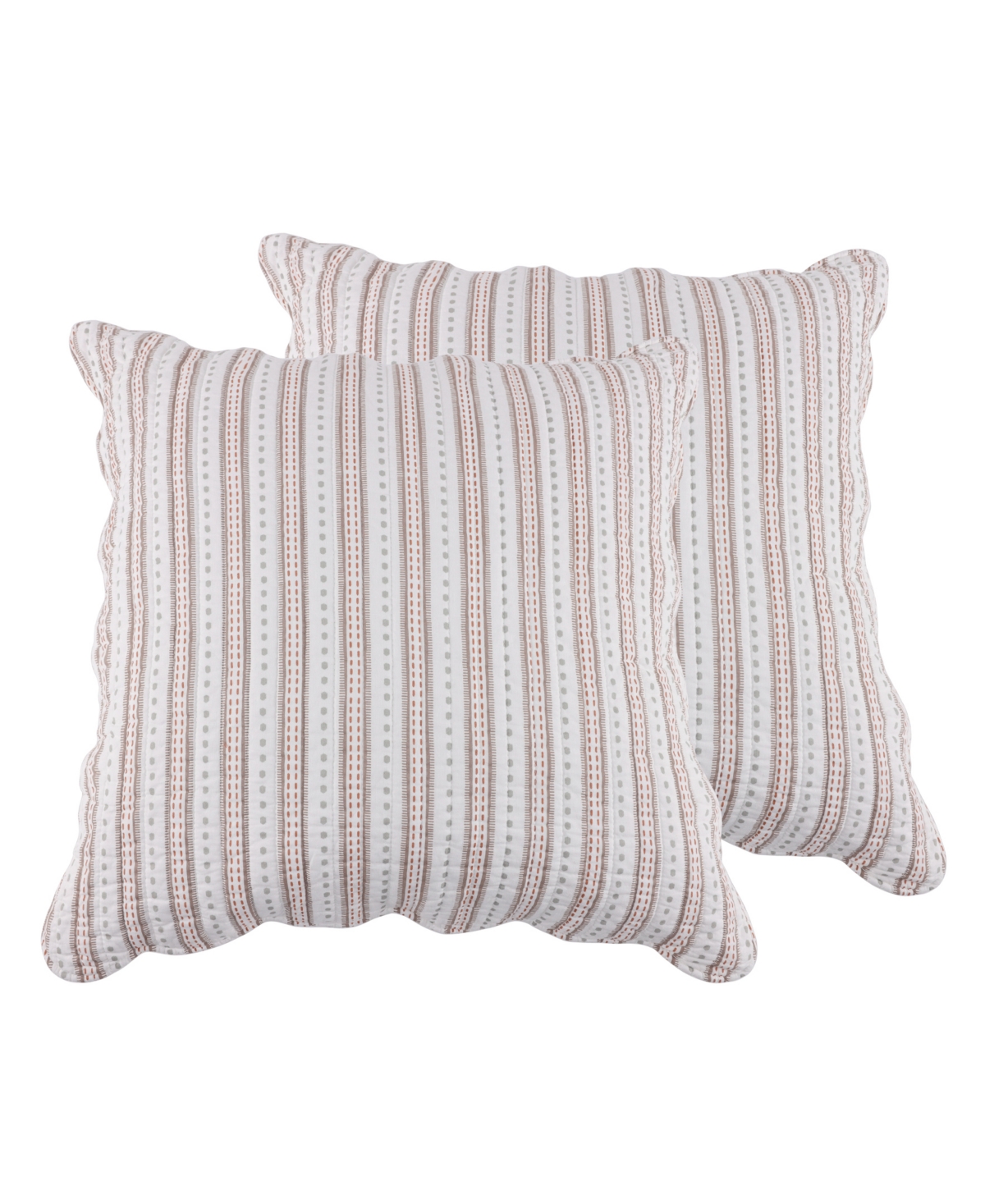 Levtex Home Blair 2-Piece Sham Set  European - Rust