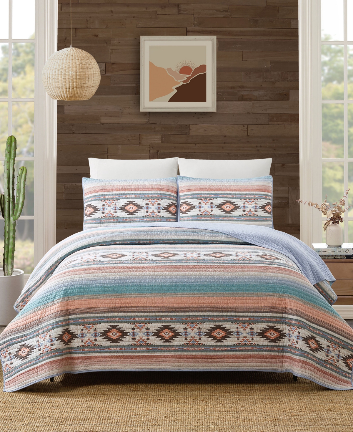 Click here for Modern Heirloom Sunset Canyon Reversible 2-Piece Q... prices