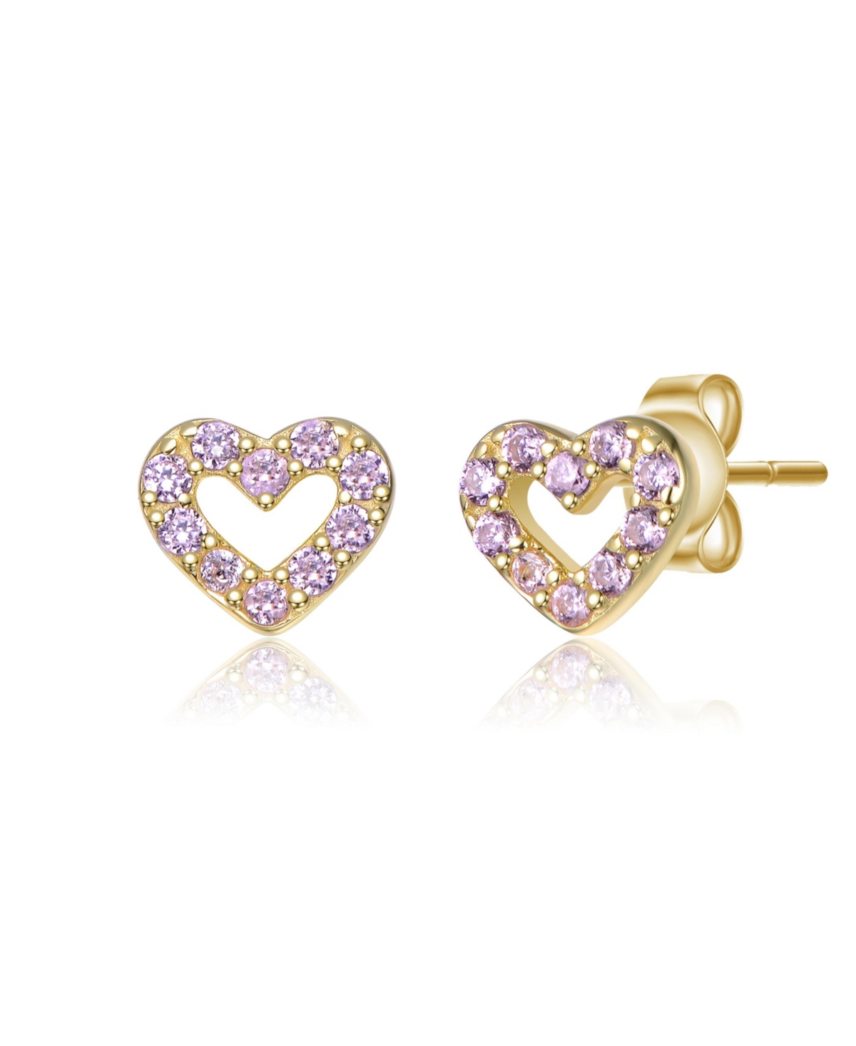 Click here for GiGiGirl Sterling Silver 14K Gold Plated with Pave... prices