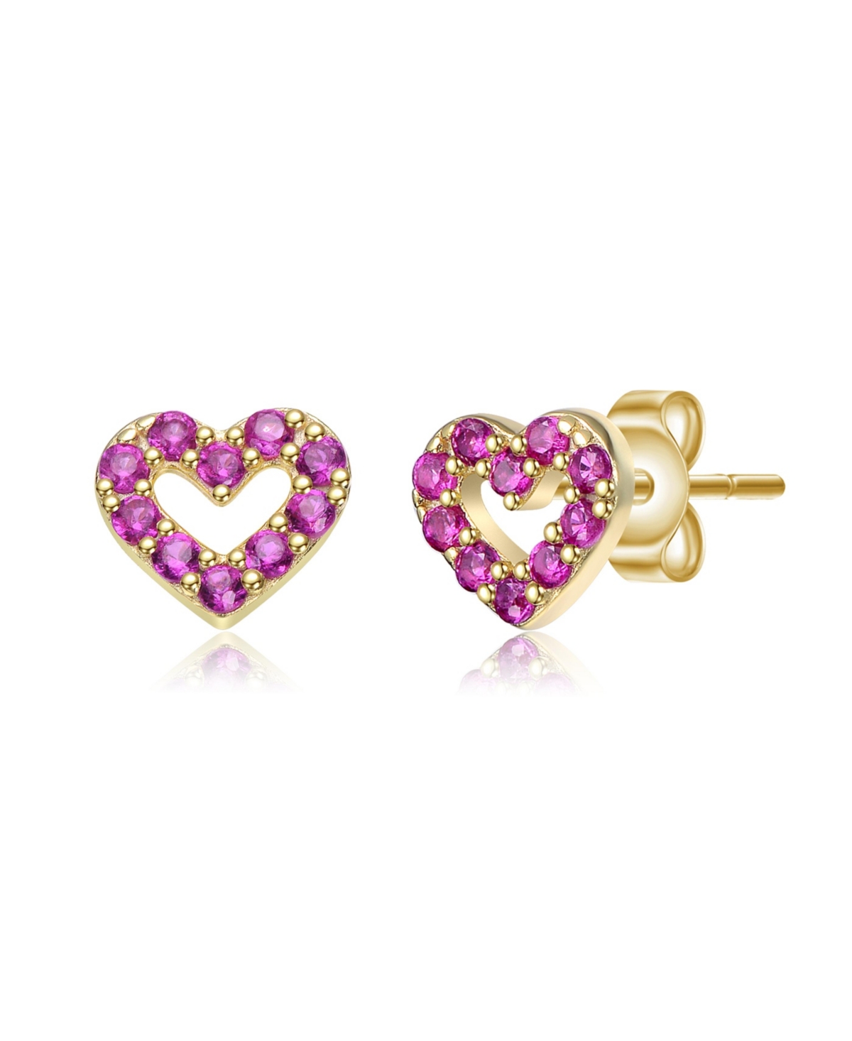 Click here for GiGiGirl Sterling Silver 14K Gold Plated with Pave... prices