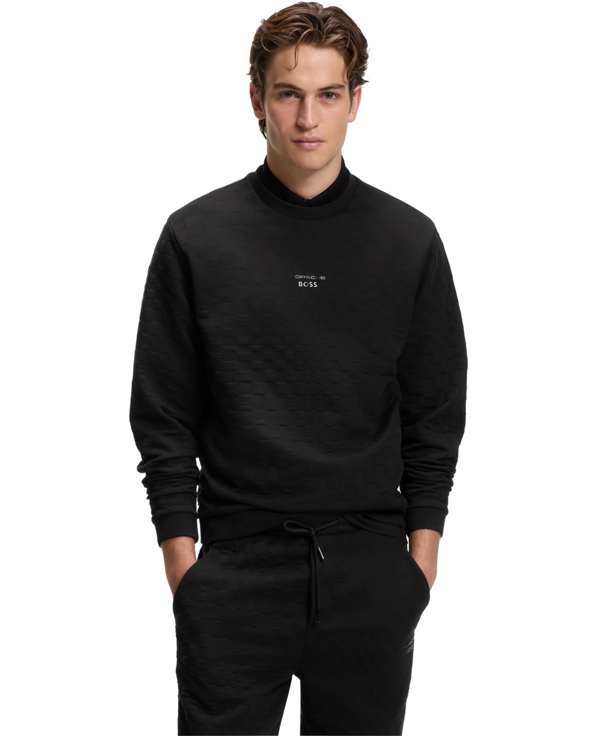 Click here for Boss by Hugo Boss x Porsche Mens Regular-Fit Check... prices