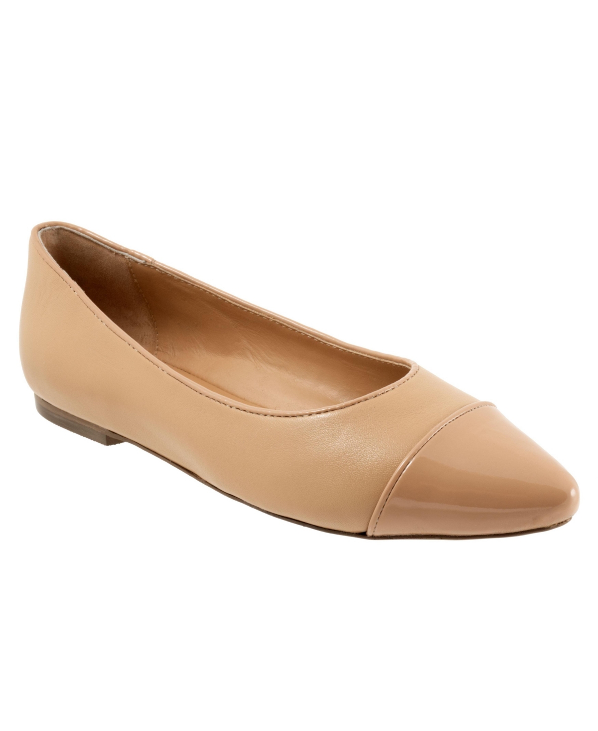 Click here for Trotters Womens Eloise Flat - Beige prices