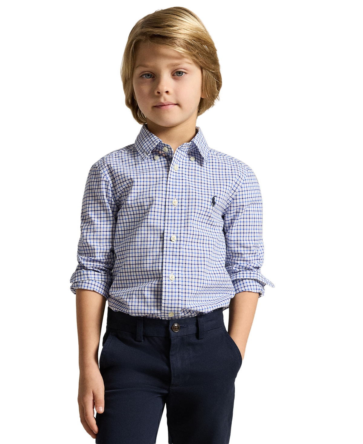 Click here for Polo Ralph Lauren Toddler and Little Boys Plaid Co... prices