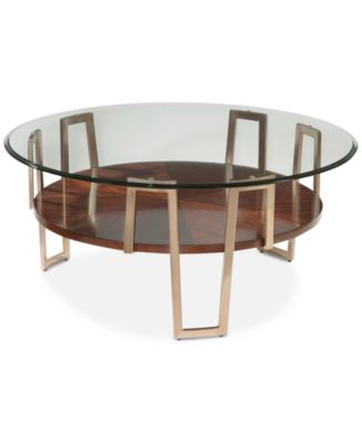 Furniture Cornell Round Cocktail Table, Quick Ship - Macy's