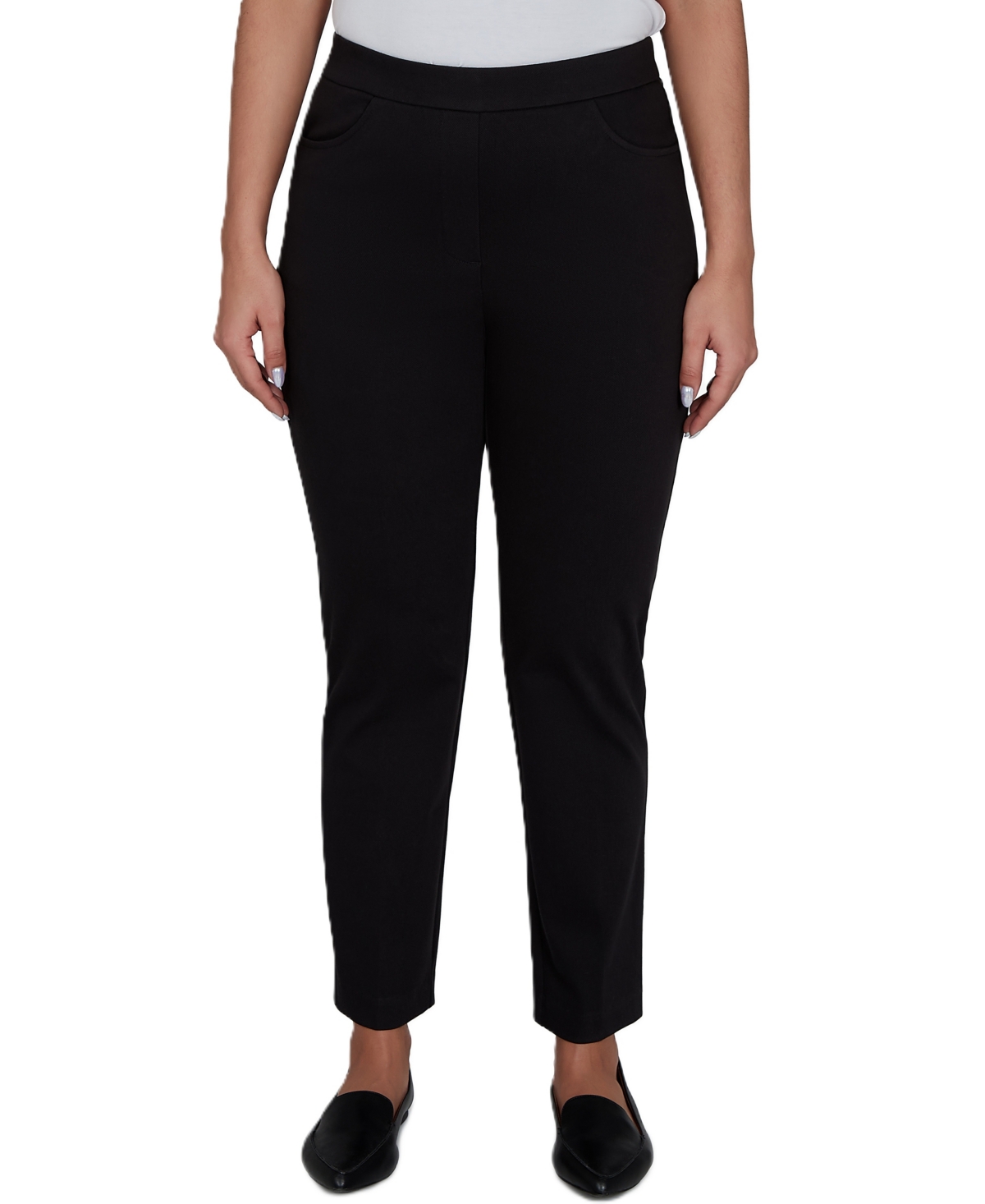 Click here for Alfred Dunner Petite Travel Advisory Pull-On Cropp... prices