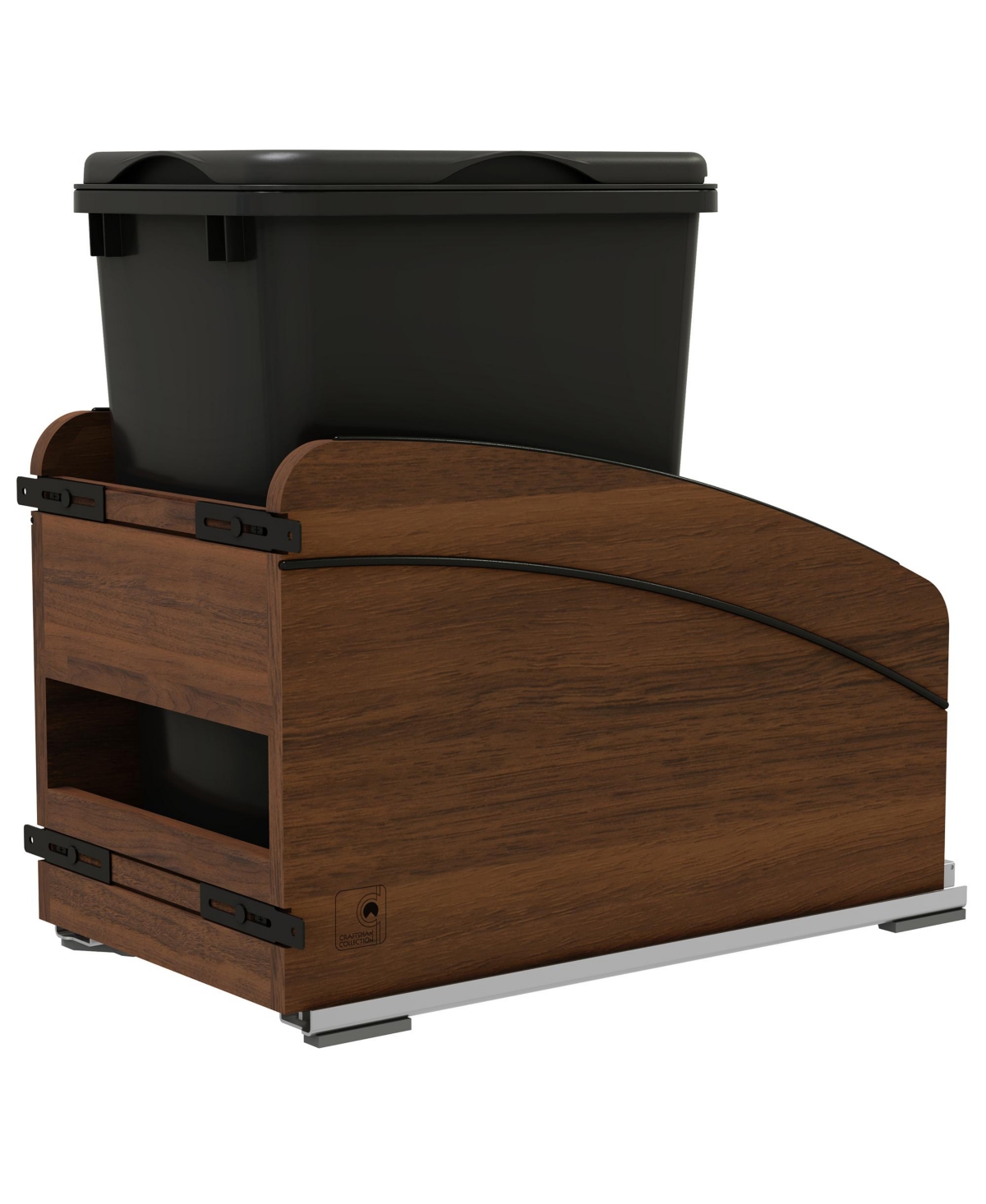 Click here for Rev-a-Shelf Walnut Wood Pullout Waste Container  S... prices