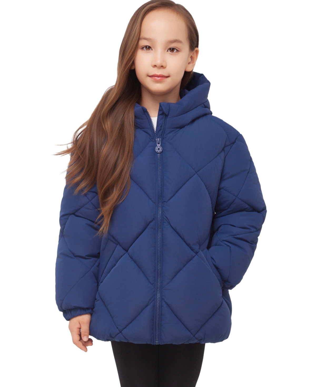 Click here for Rokka&Rolla Girls Charlotte Diamond Quilted Hooded... prices