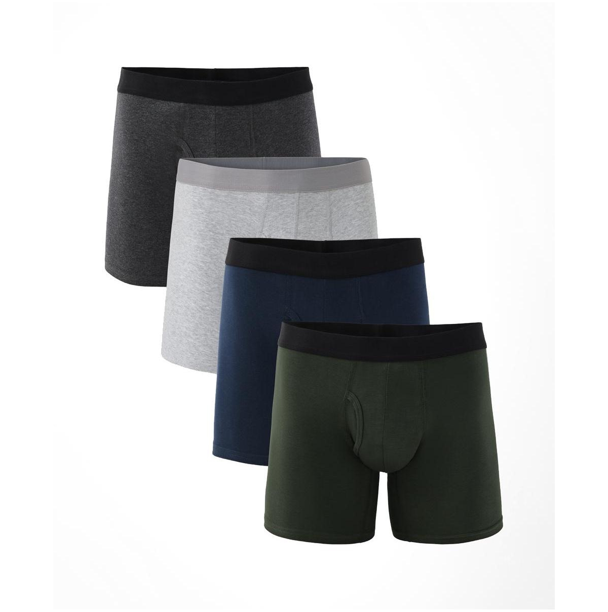 Click here for Pact Mens Everyday Boxer Brief 4-Pack Made With Or... prices