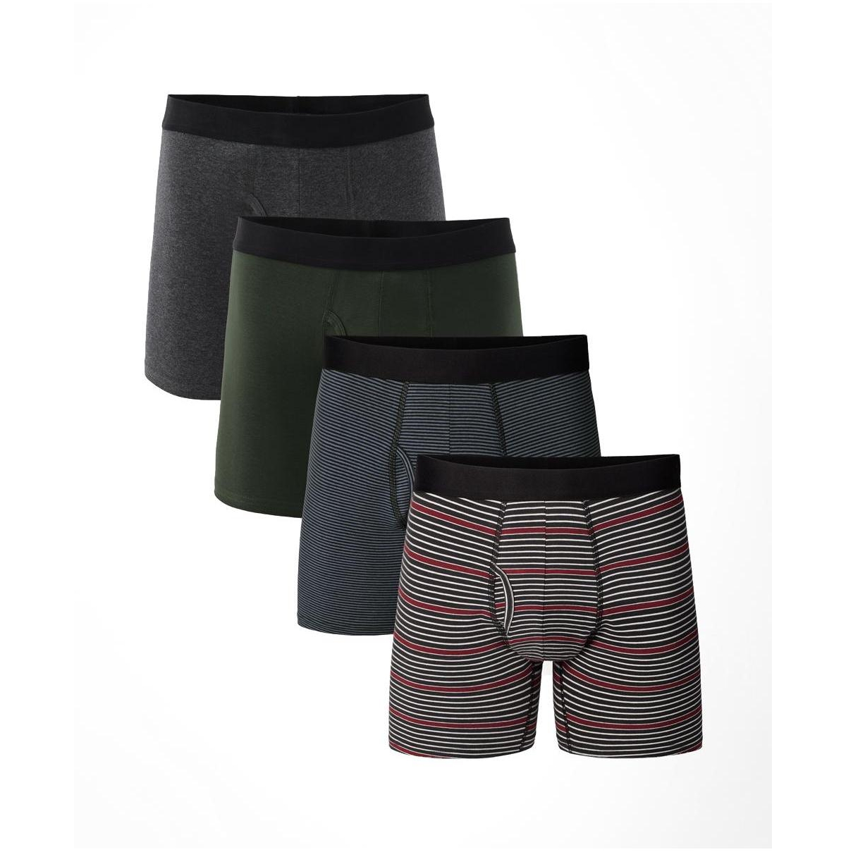 Click here for Pact Mens Everyday Boxer Brief 4-Pack Made With Or... prices
