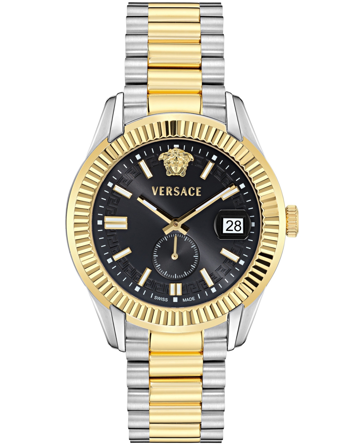 Click here for Versace Mens Apodis Two-Tone Stainless Steel Brace... prices
