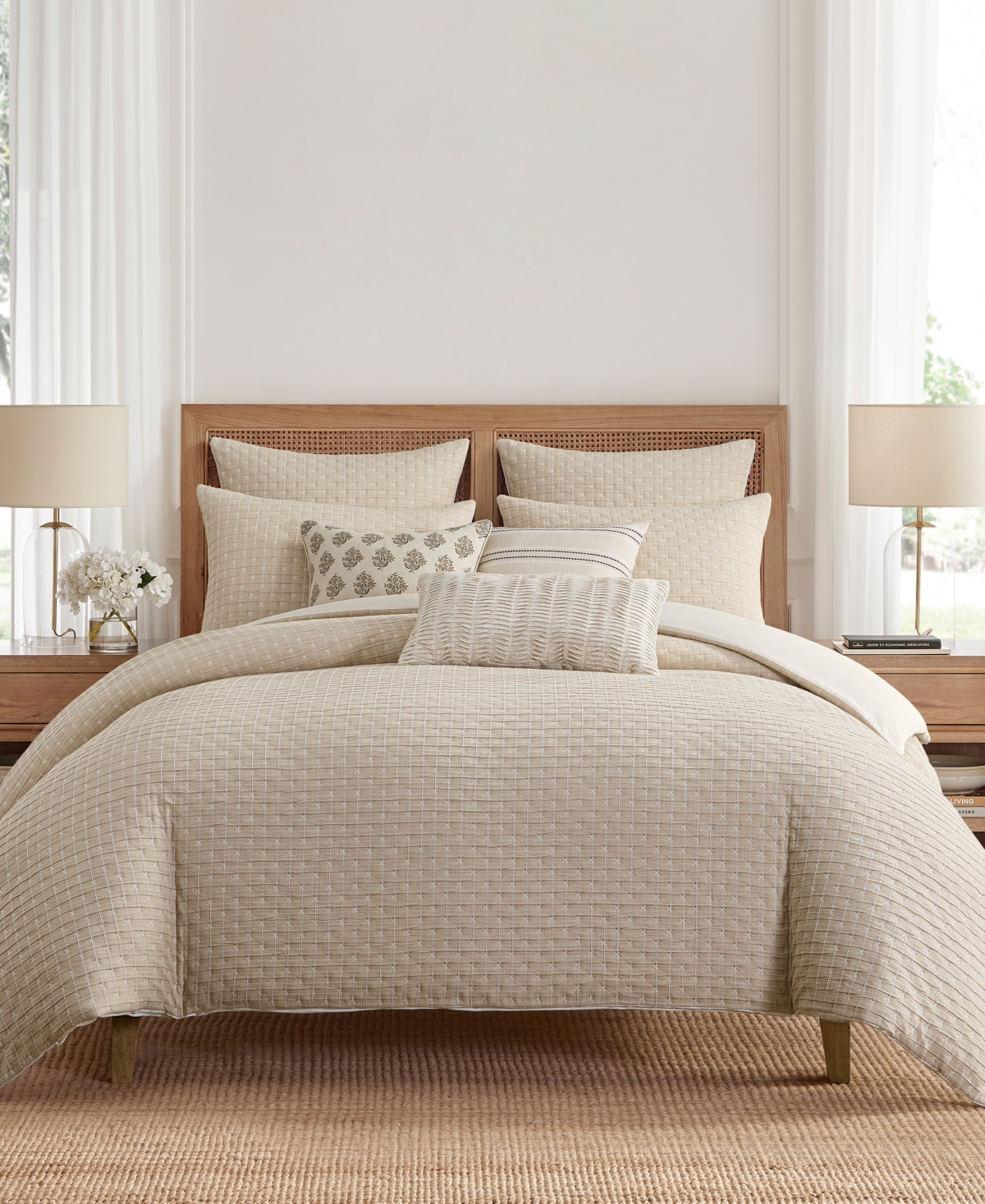 Click here for Levtex Cross Stitch 2-Pc. Comforter Set  Twin/Twin... prices