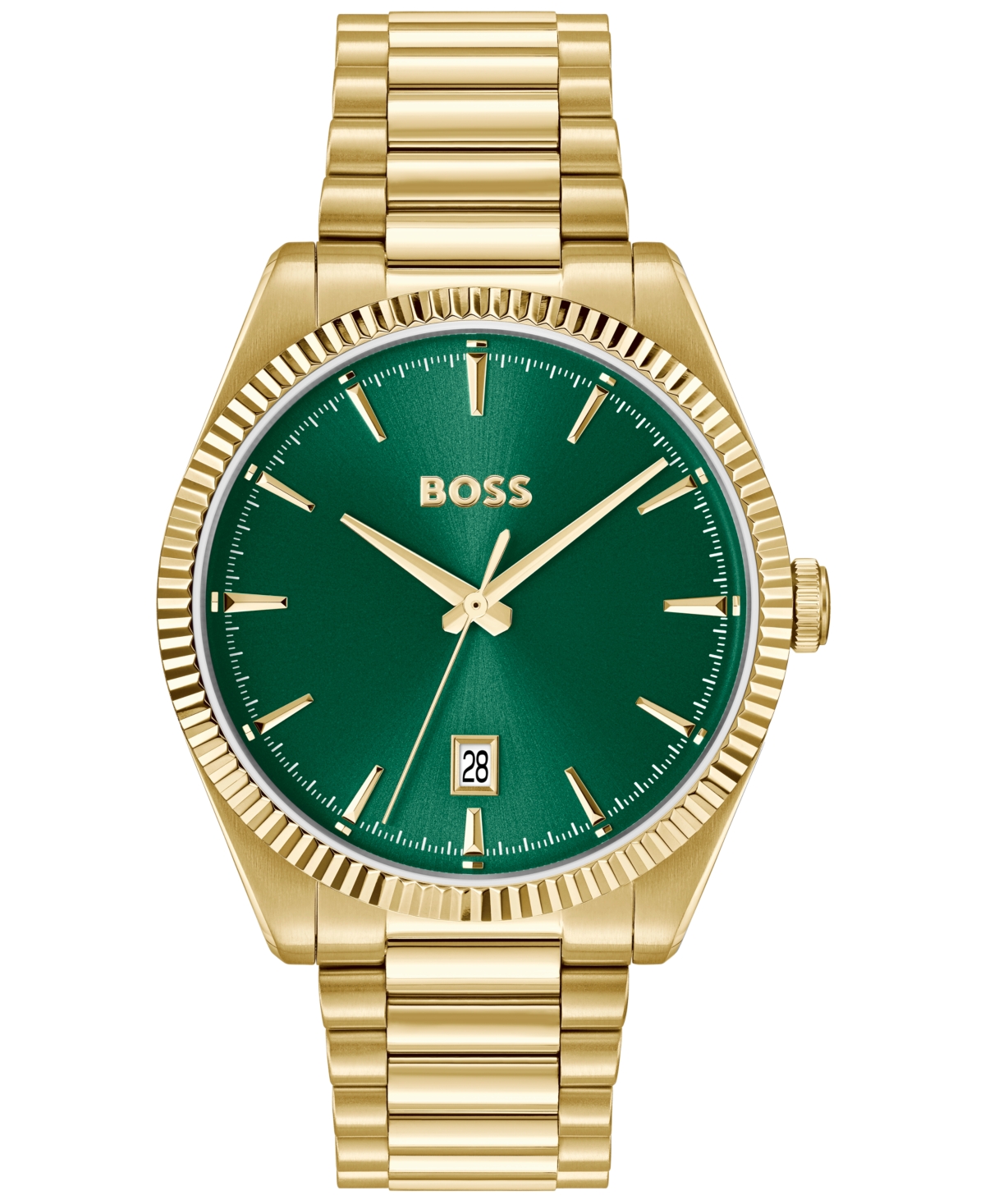 Click here for Hugo Boss Mens Cheswick Quartz Ionic Plated Thin G... prices