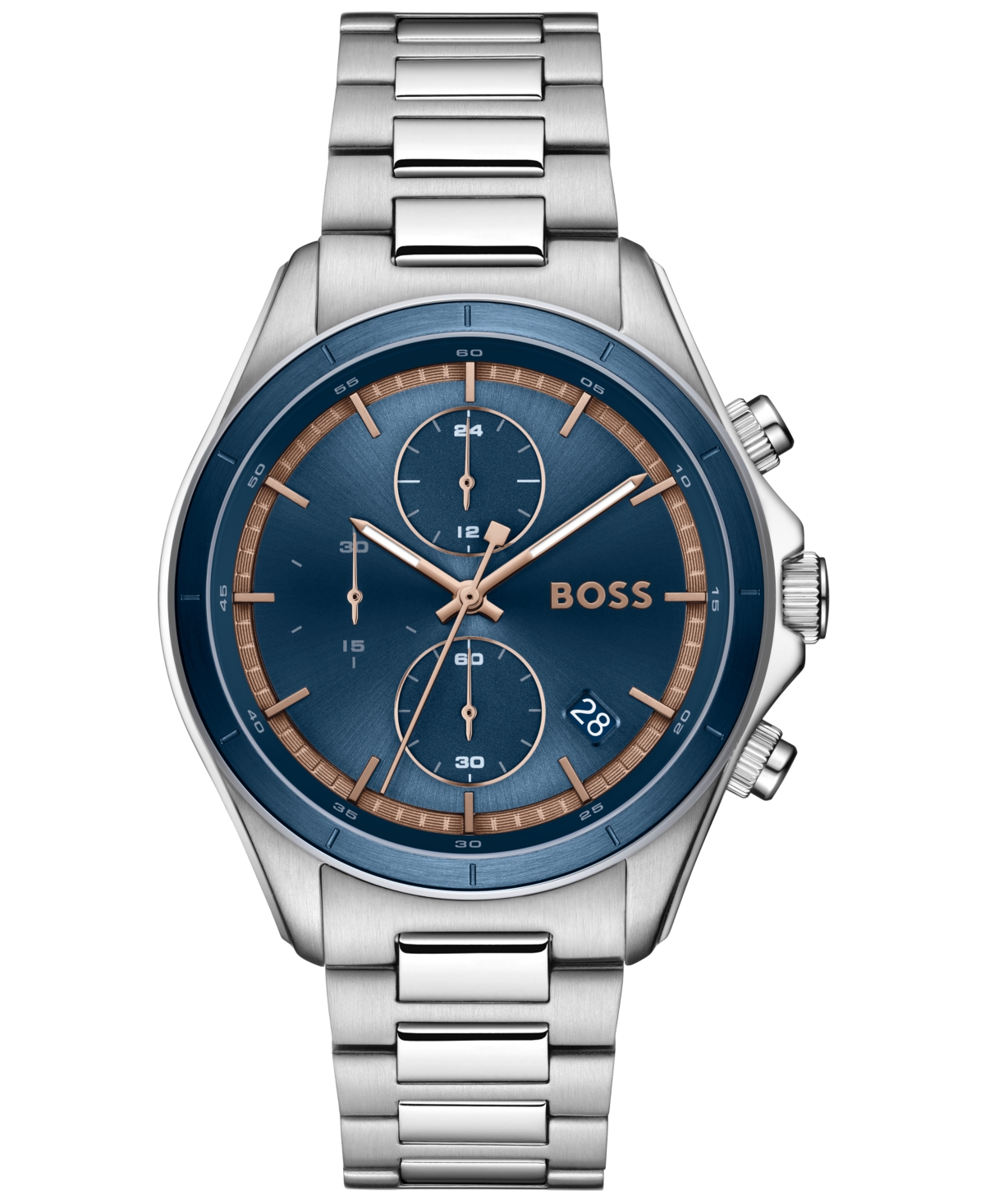 Click here for Hugo Boss Mens Bossletic Quartz Chrono Stainless S... prices