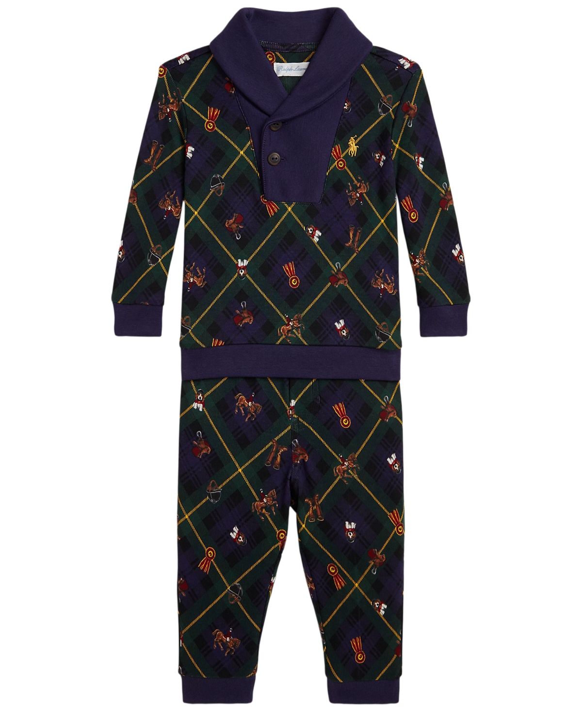 Click here for Polo Ralph Lauren Baby Boys Plaid Sweatshirt and P... prices