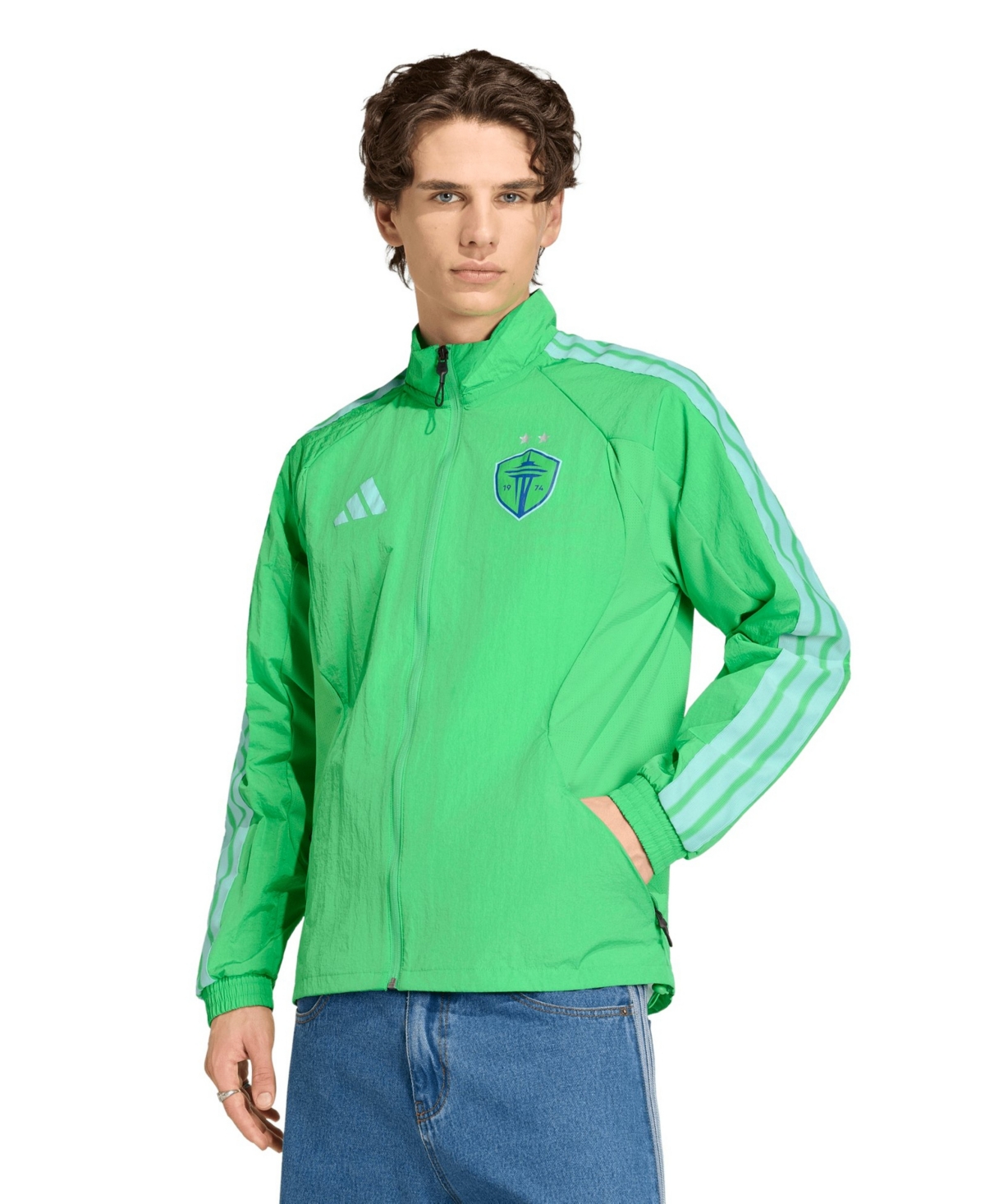 Click here for Mens adidas Green Seattle Sounders Fc 2026 Anthem... prices